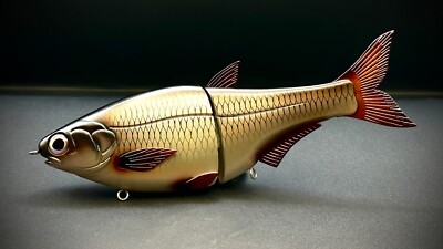 HINKLE SHAD JR. CLONE GOLDEN SHINER - INSANE CUSTOM SWIMBAIT CUSTOM ...
