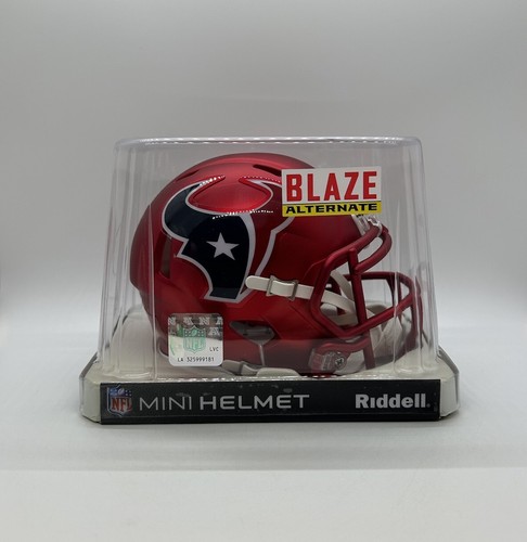 Houston Texans NFL Riddell Blaze Alternate Mini Helmet!!! Date Code May ...