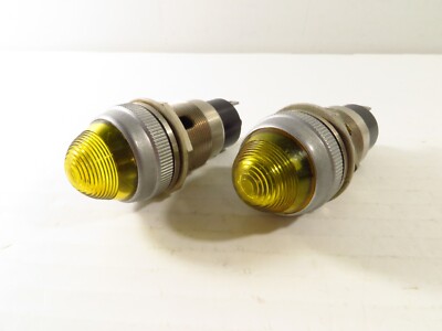 Dialco Signal/Indicator Light (Yellow) 75W 125V, Lot of 2, FREE 2-3 Day ...