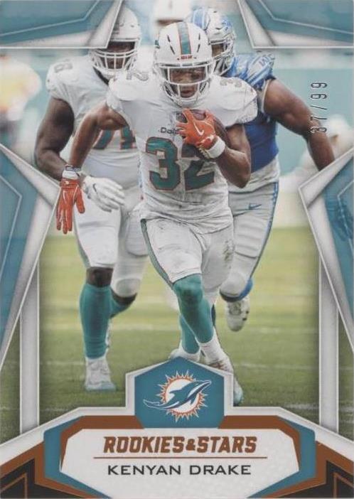 2019 Panini Rookies & Stars - Kenyan Drake #37 Orange /99 for sale ...