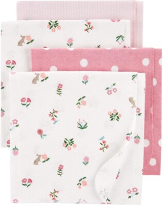 4Pk Receiving Blankets, Carter's Baby 4-Pack Receiving Blankets | eBay
