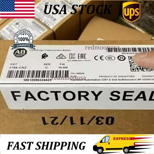 AB 1756-CN2 ControlLogix Communications Module 1756CN2 New Factory ...