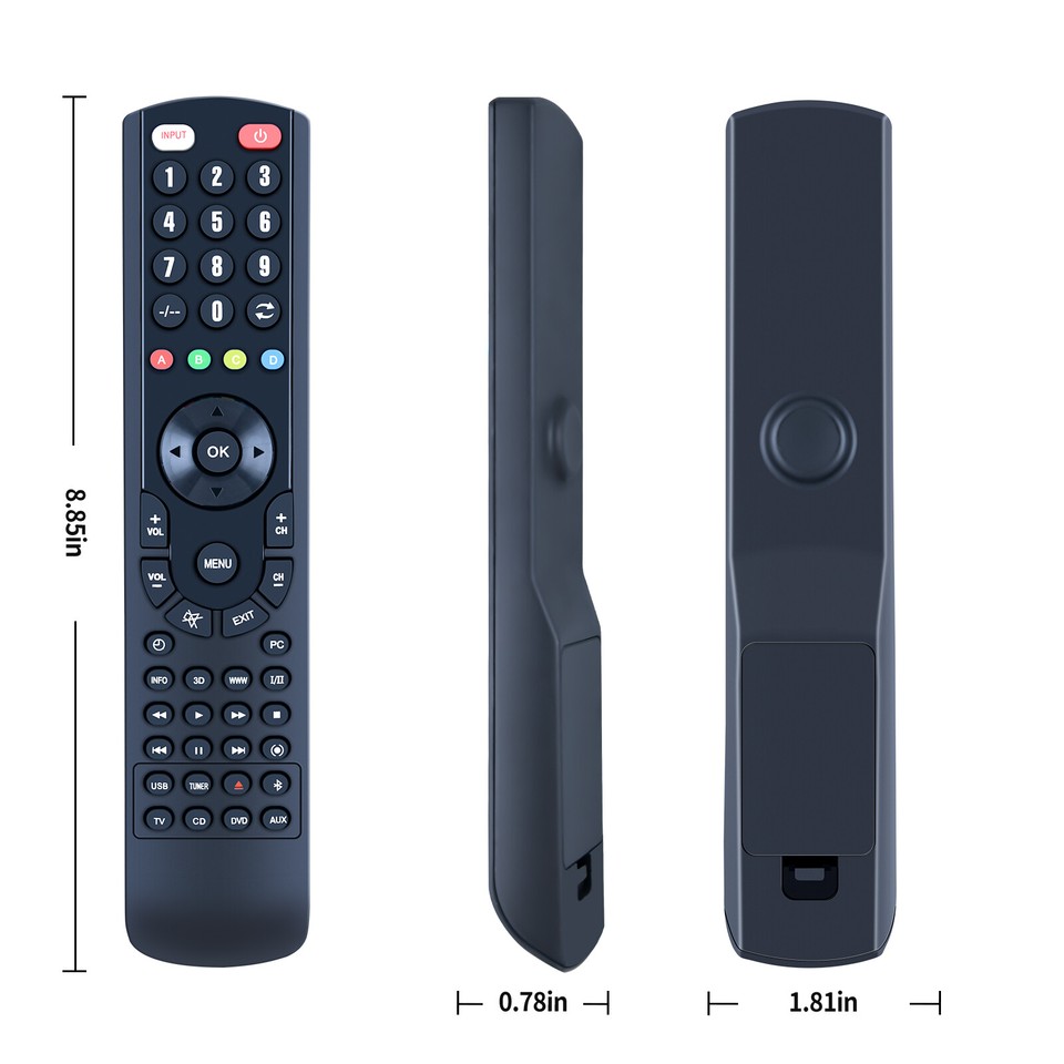 Replacement Remote Control For Yamaha RAV228 RX-V2400 RX-V2400RDS DSP ...