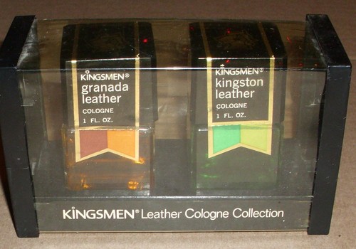 Vintage 1970's Kingsmen Leather Cologne Collection Gift Set (2) Sealed ...
