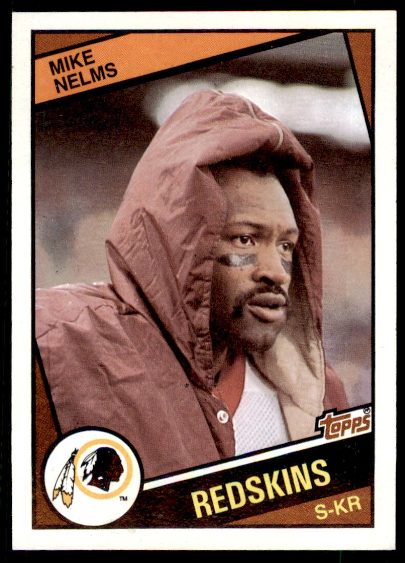 1984 Topps MIke Nelms . Washington Redskins #387 | eBay