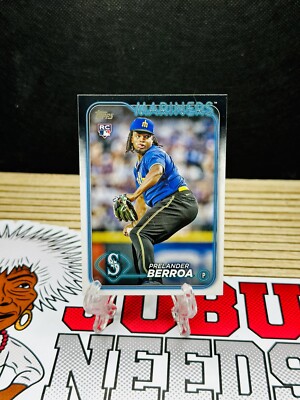2024 Topps Series 1 Prelander Berroa #36 Seattle Mariners Rookie RC | eBay