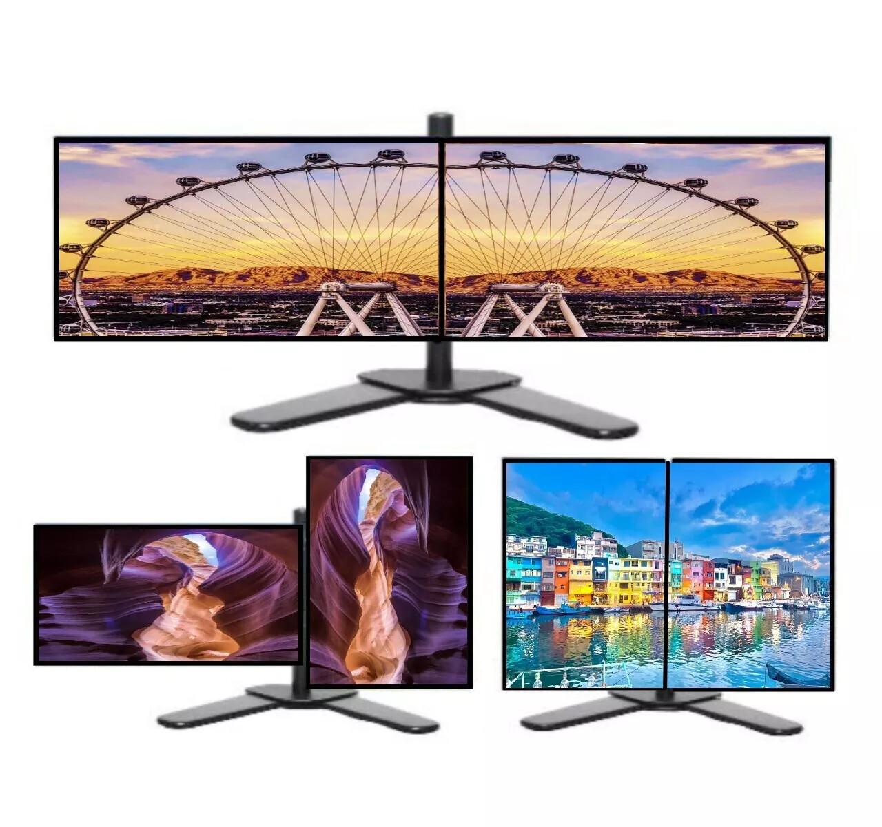 A+ Dual Setup Dell 27" IPS LCD Monitor UltraSharp QHD 2560x1440 HDMI ...