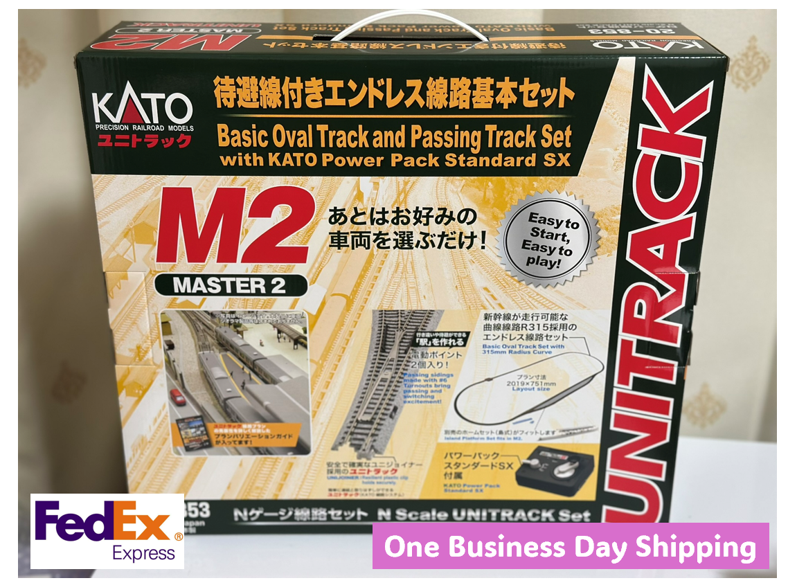 KATO N Gauge M2 Endless Model Train Set w/ Standby Line 20-853 Master 2 ...