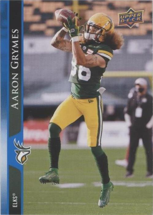 2021 Upper Deck CFL - Blue #26 Aaron Grymes (RC) for sale online | eBay