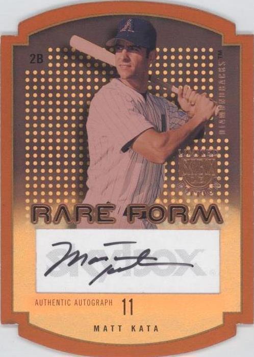 2004 Skybox Limited Edition - Rare Form Matt Kata #RFA-MK Copper ...
