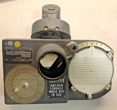 WWII U.S. Army Air Force Bomber B5 Bomb Drift Meter Made By ANSCO | eBay