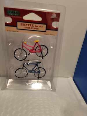 LEMAX 2003 VILLAGE COLLECTION BICYCLES, SET OF 2 (SELF-STAND) #34972CV ...