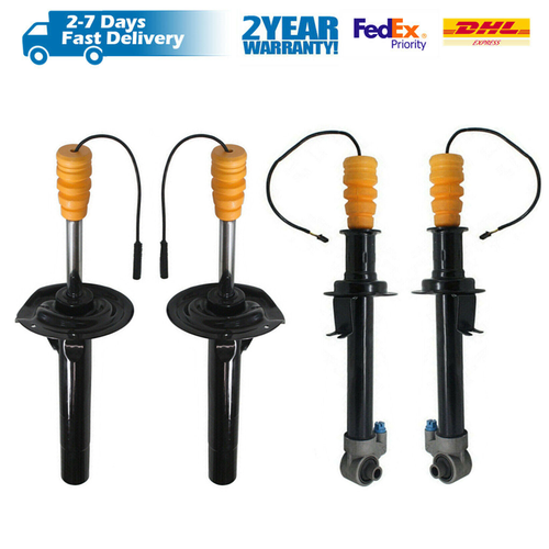 Front Rear Shock Absorbers w/EDC For BMW E38 740i 740iL 750iL 95-01 ...