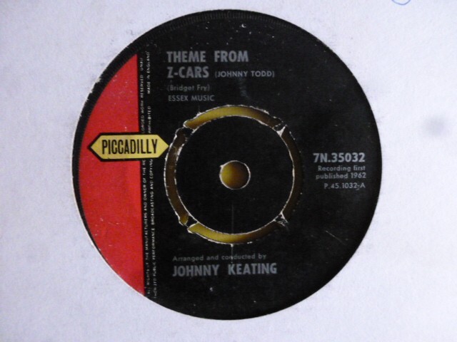 *JOHNNY KEATING " Theme from Z-Cars / Lost patrol" 7" Vinyl Record ...
