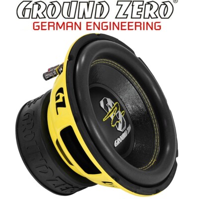 Ground Zero GZRW 10XSPL High-Quality Subwoofer 25cm Woofer 2x 2 Ω Bass ...