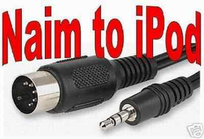 Connection Cable for Naim to 3.5mm. Phone/Ipod - Play Through Naim ...