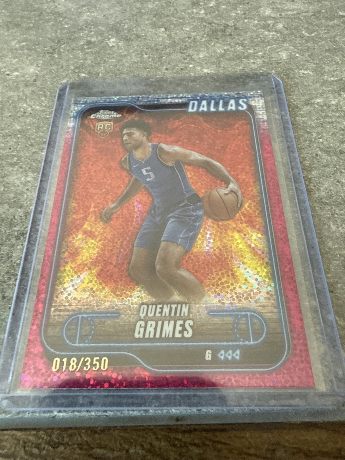 Quentin Grimes 2024 Topps Chrome #163 Pink Refractor Price Guide ...