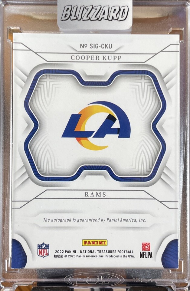 2022 National Treasures Cooper Kupp SIGNATURES /49 Rams | eBay