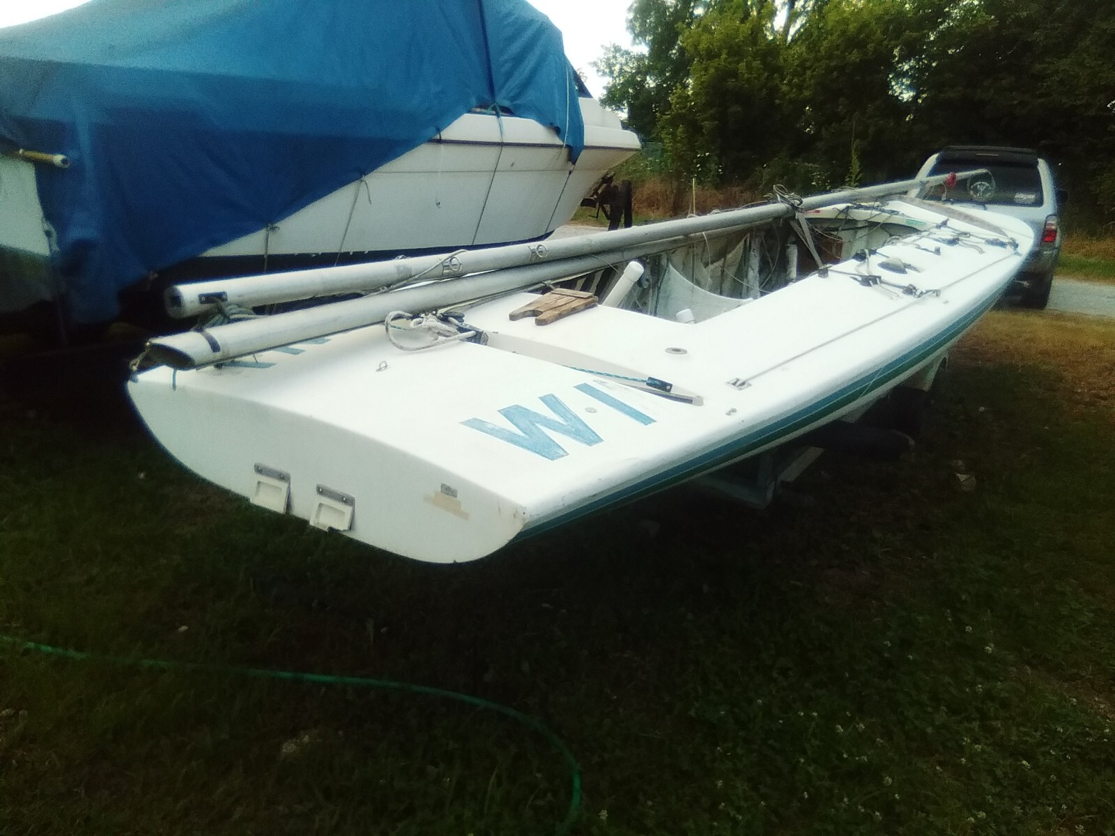 NICE E SCOW RACING SAILBOAT & PARTS | eBay