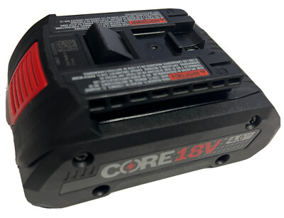 NEW Genuine BOSCH GBA18V40 CORE 4.0 Ah 18V Volt Lithium-Ion Compact ...