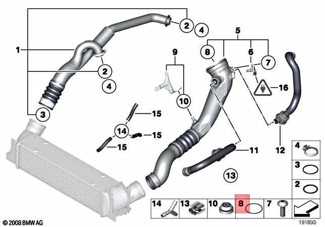 Genuine BMW Hybrid M X1 X3 X4 X5 X6 Z4 Roadster 3 5 7L M2 M3 O-Ring ...