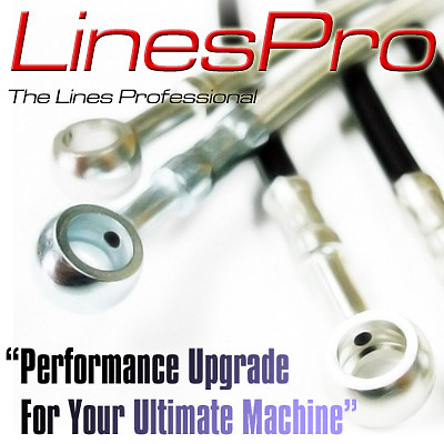 Yamaha R6 motorbike 2 stainless steel brake lines kit | eBay