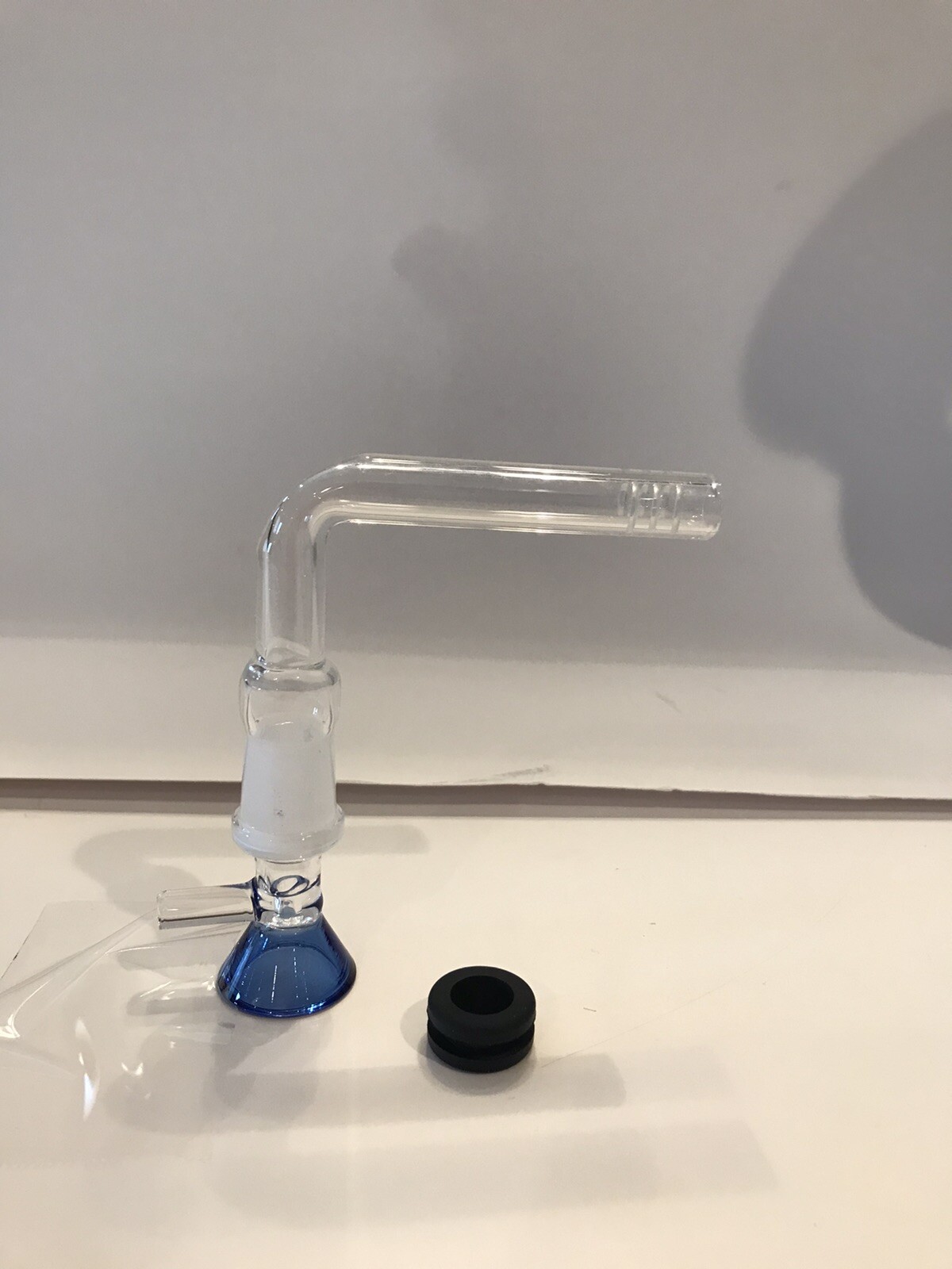 Curved Glass Downstem 14mm 90 Degree L Stem 3” Inch Bong Water Pipe ...
