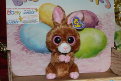 TY BEANIE BOOS HOPSON THE EASTER BUNNY.6".2012 RELEASE.MWNMT.RETIRED ...