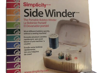Simplicity Sidewinder Portable Bobbin Winder White New, 388175A | eBay