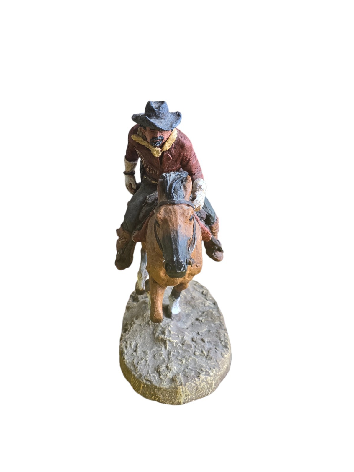 Daniel Monfort Pony Express Western Sculpture Statue 13 1/2"H X 15" L ...