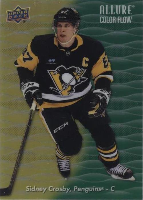 2023-24 Upper Deck Allure - Color Flow Sidney Crosby #CF-18 Yellow ...