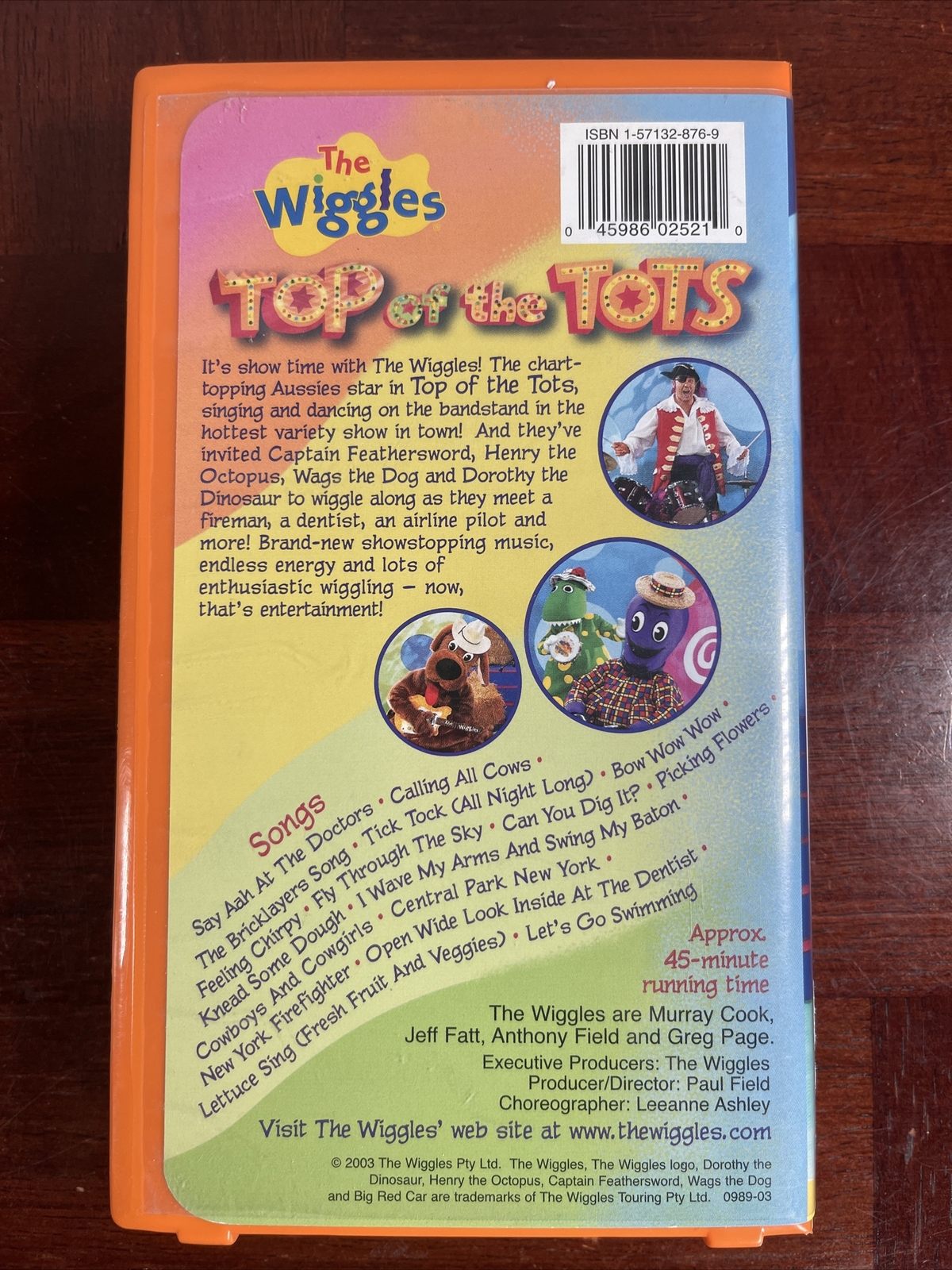Wiggles VHS Tape Top of the Tots Children | Grelly USA