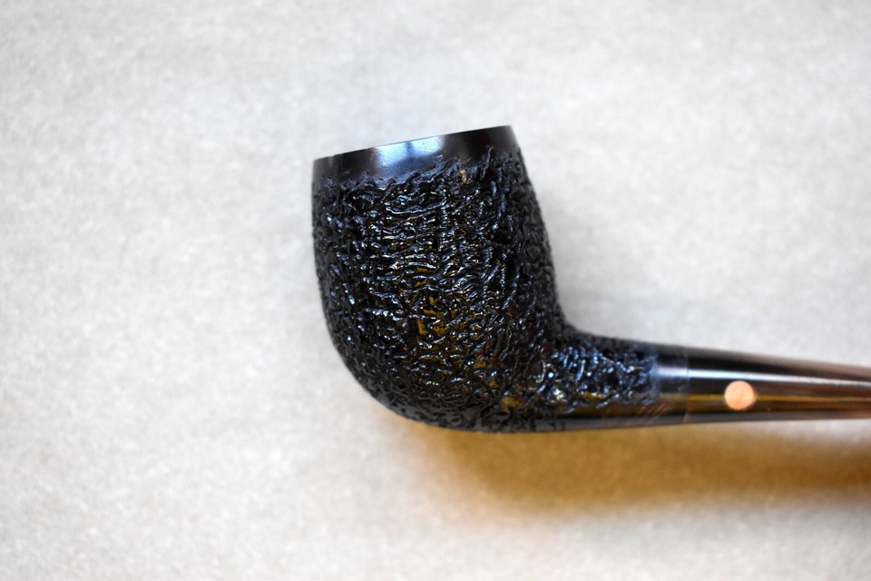 Moretti Pipe Black Rusticated Devil Anse Freehand | eBay