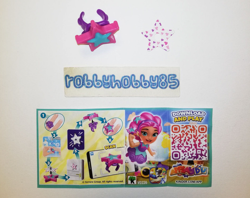 VD226 FUCHSIA RING + BPZ KINDER SURPRISE ITALY 2022/2023 STICKY RINGS ...