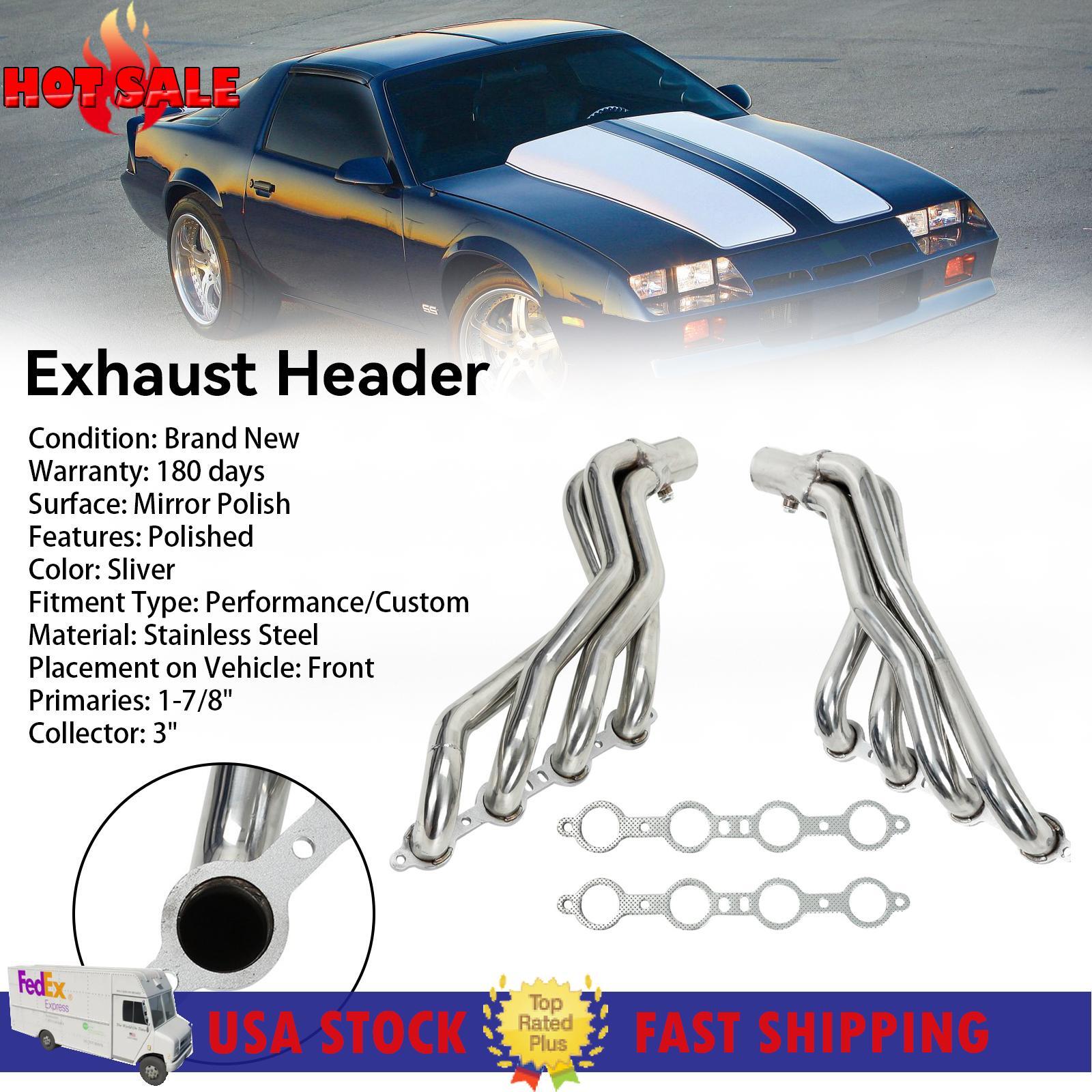 Stainless Steel Headers LS Swap Fit Camaro Firebird 82-92 Third Gen F ...