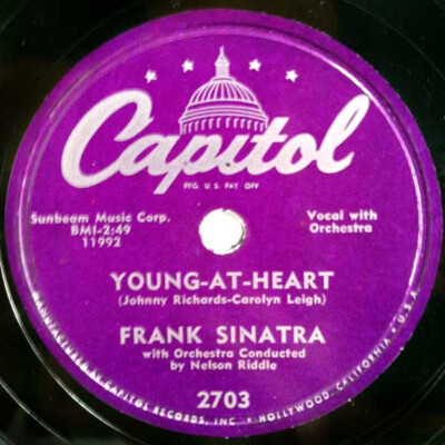 Frank Sinatra - Young-At-Heart / Take A Chance 1954 Shellac, 10" 2703 ...