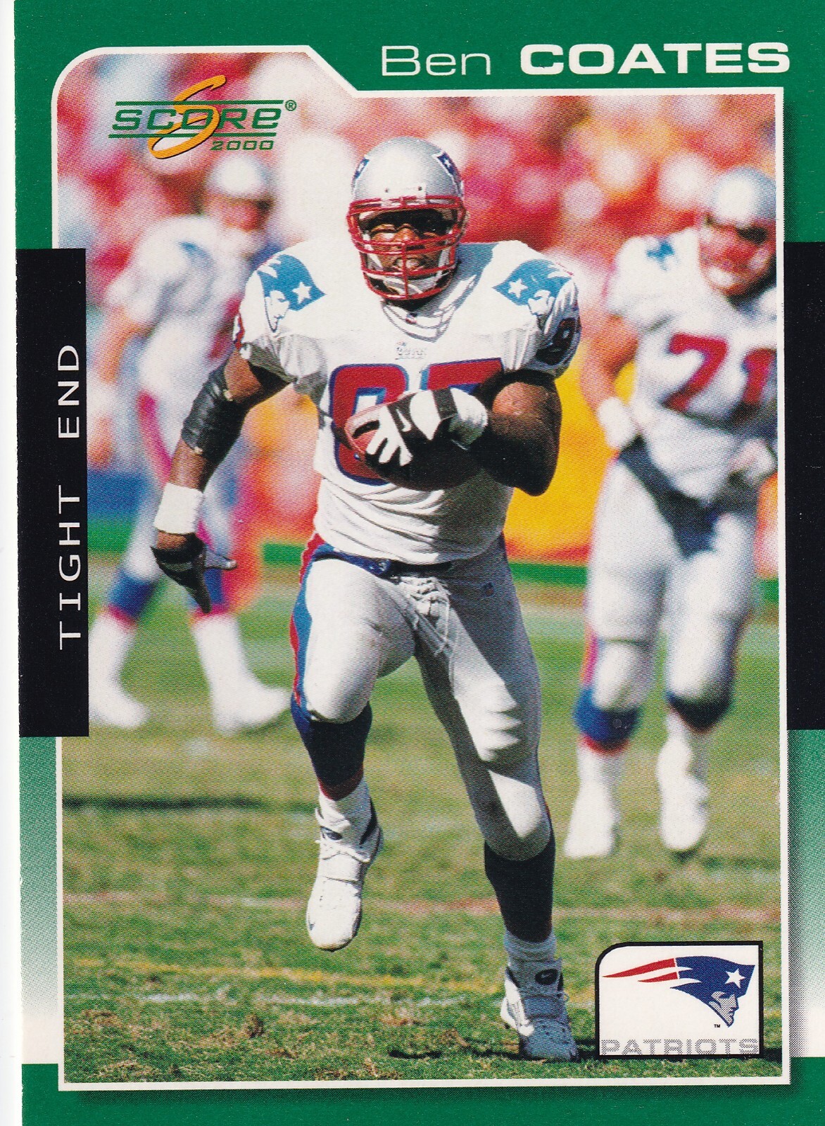 2000 Score #123 Ben Coates NFL New England Patriots + (Yes 4 Free ...