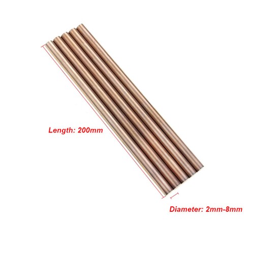 W80Cu20 Tungsten Copper Rod/Bar Electrode Material Metal Round Rods Dia ...
