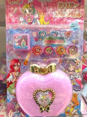 Tropical-Rouge! Pretty Cure Precure Jewelry Compact Stamp Set With Case ...