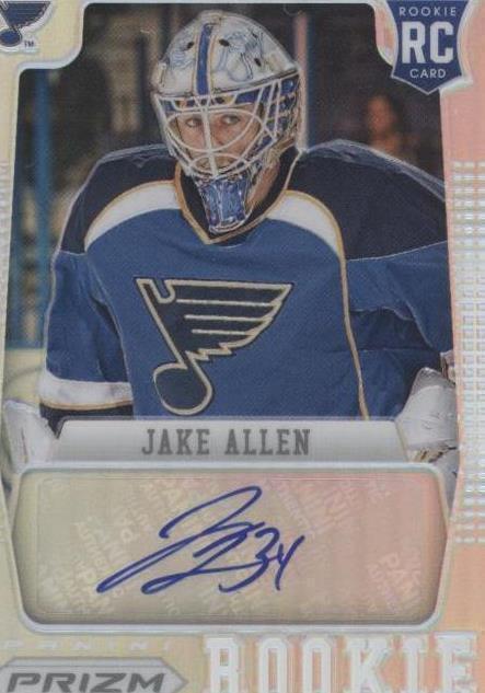 2012-13 Panini Rookie Anthology - Prizm Autographs Jake Allen #93 (AU ...
