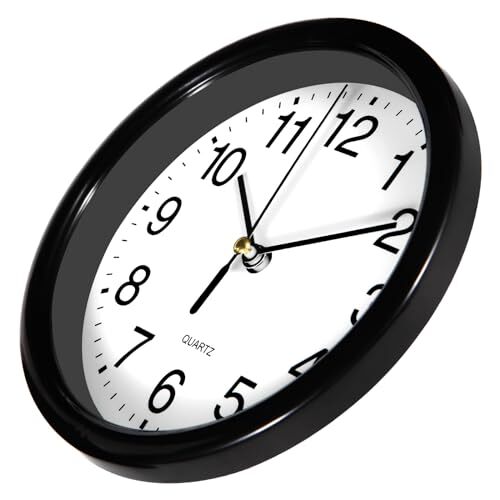 Silent Wall Clock Non Ticking, 6 Inch Wall Clocks Battery Operated ...