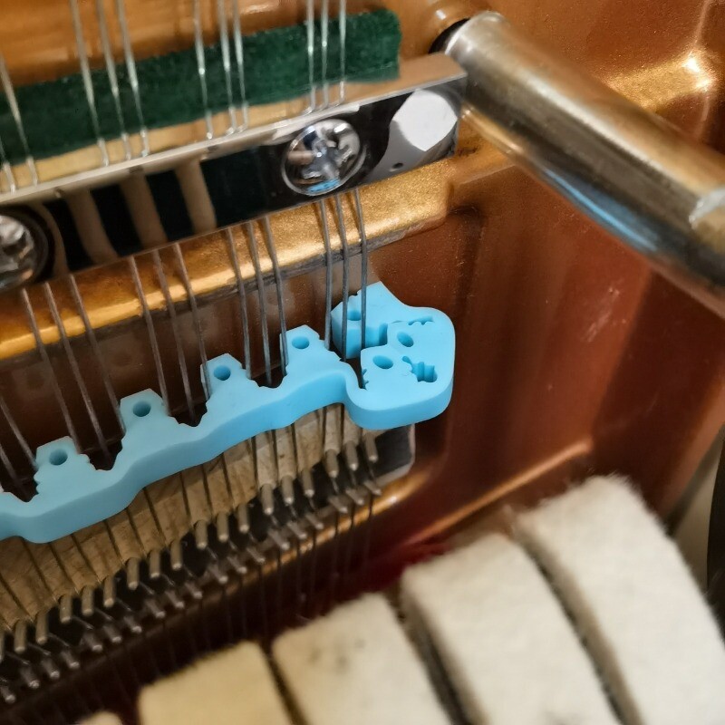 Professional Piano Mute Belt Mediant Alt treble Piano Tuning Mute 2024 ...