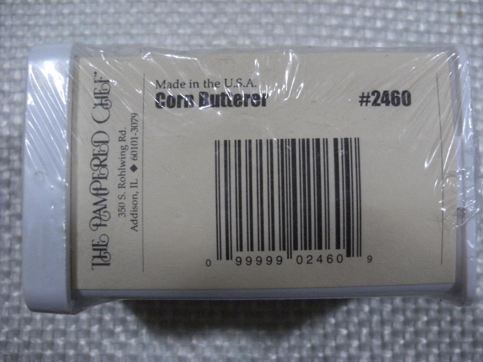 Pampered Chef Corn Butterer Item #2460 Butter Holder Spreader - New In ...