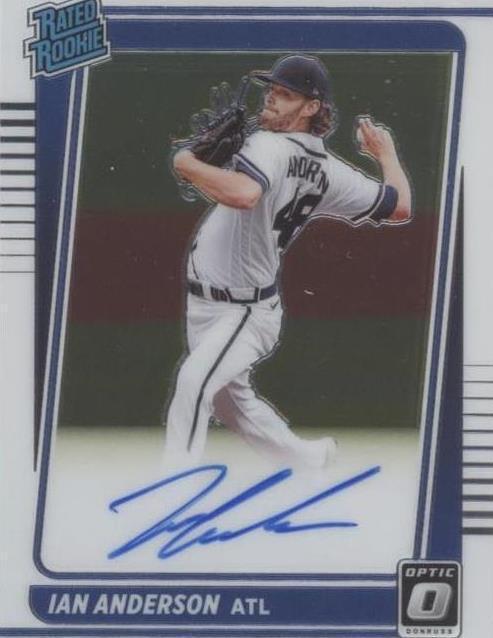 2021 Panini Donruss Optic - Rated Rookie Signatures Ian Anderson #RRS ...