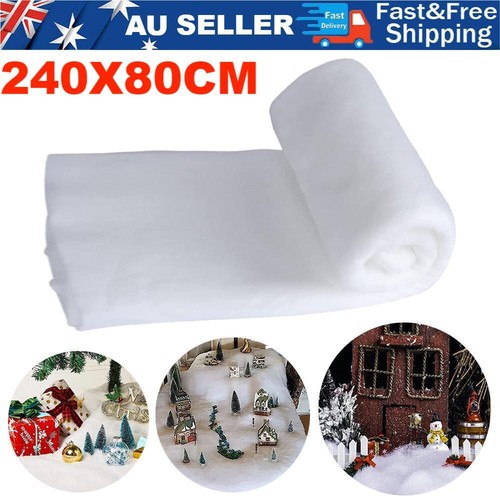 Christmas Snow Blanket Fluffy Fake Artificial Xmas Tree Decoration ...