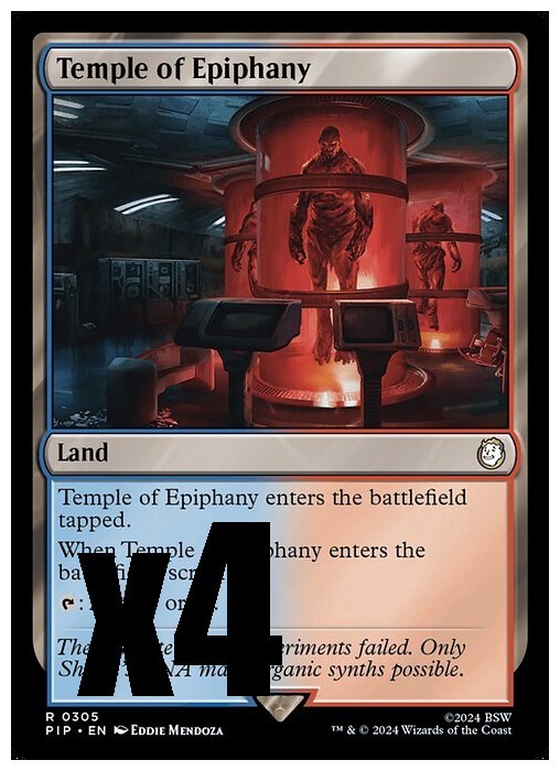 Temple of Epiphany 305 Universes Beyond: Fallout for sale | eBay