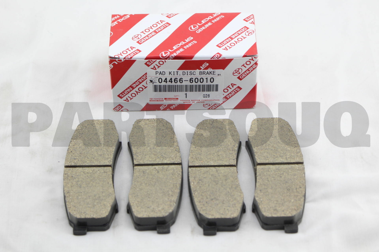 0446660010 Genuine Toyota PAD KIT, DISC BRAKE, REAR 04466-60010 | eBay
