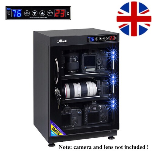 DSLR Camera Digital Dehumidify Dry Cabinet 65L Lens Equipment Storage ...