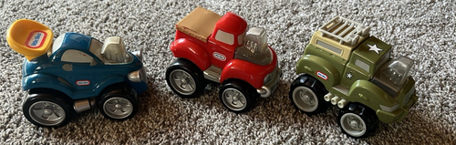 (3) Little Tikes Crazy Fast My First Cars Pull Back & Race Vehicles ...