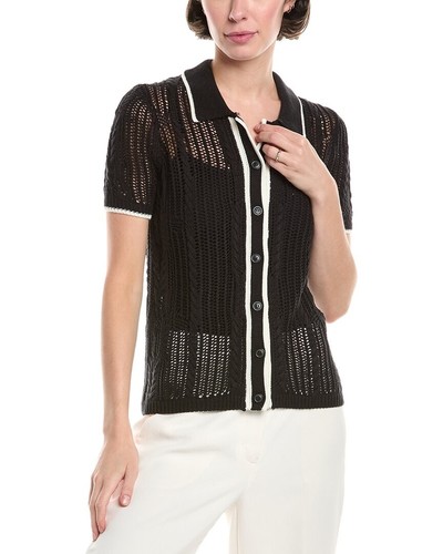 Jason Wu Crochet Button-Up Shirt Women's | eBay